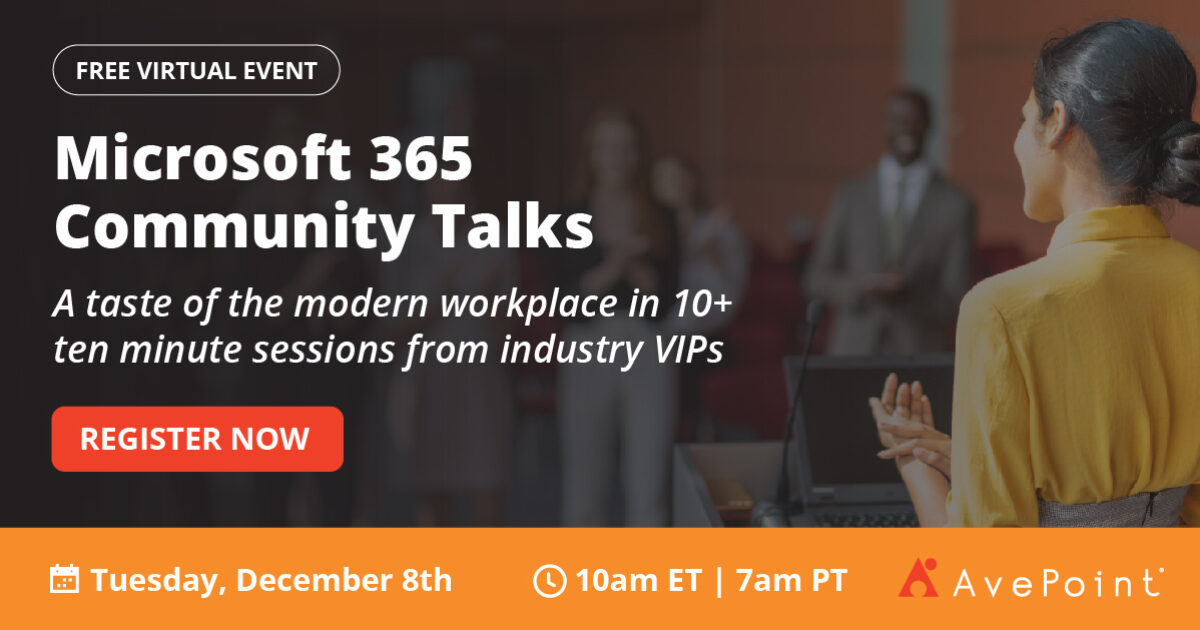 Microsoft 365 Community Talk | AvePoint