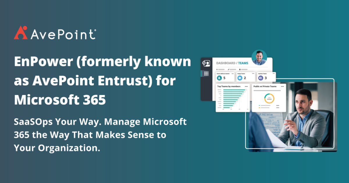 AvePoint EnPower for Efficient SaaS Operations Management | AvePoint India