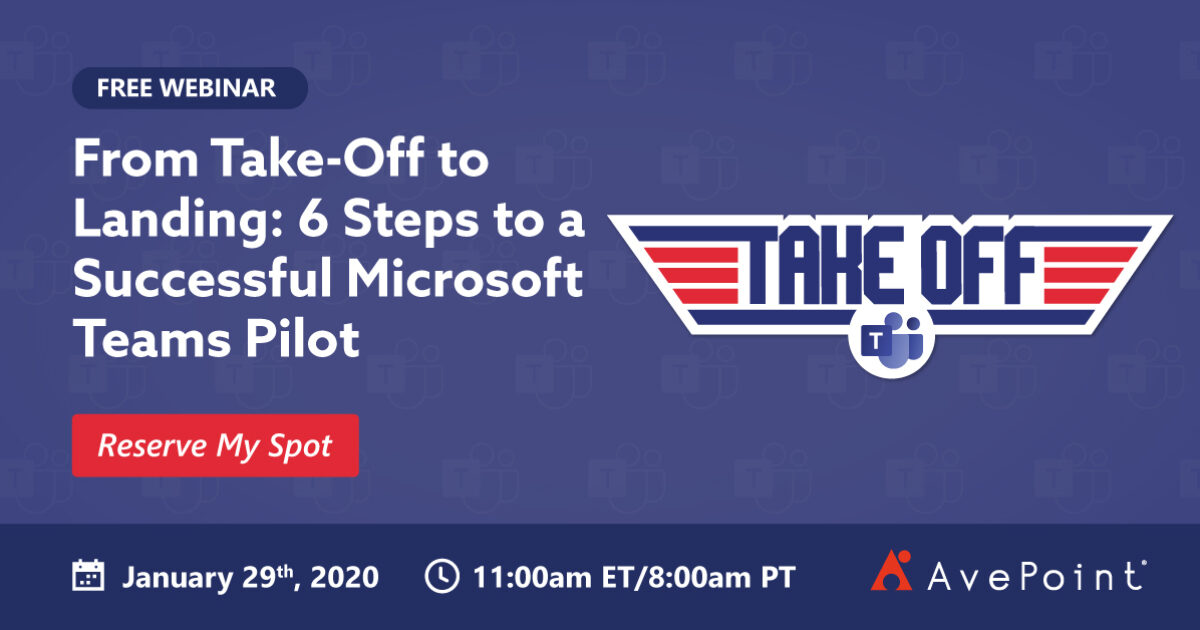 From Take-Off to Landing: 6 Steps to a Successful Microsoft Teams Pilot ...
