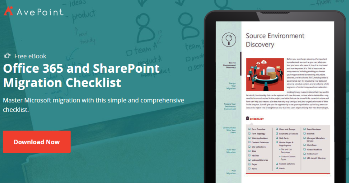 Office 365 and SharePoint Migration Checklist: Master Microsoft ...