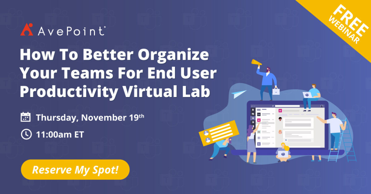 MyHub: How To Better Organize Your Teams For End User Productivity ...