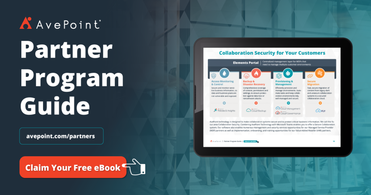 AvePoint Partner Program Guide | AvePoint