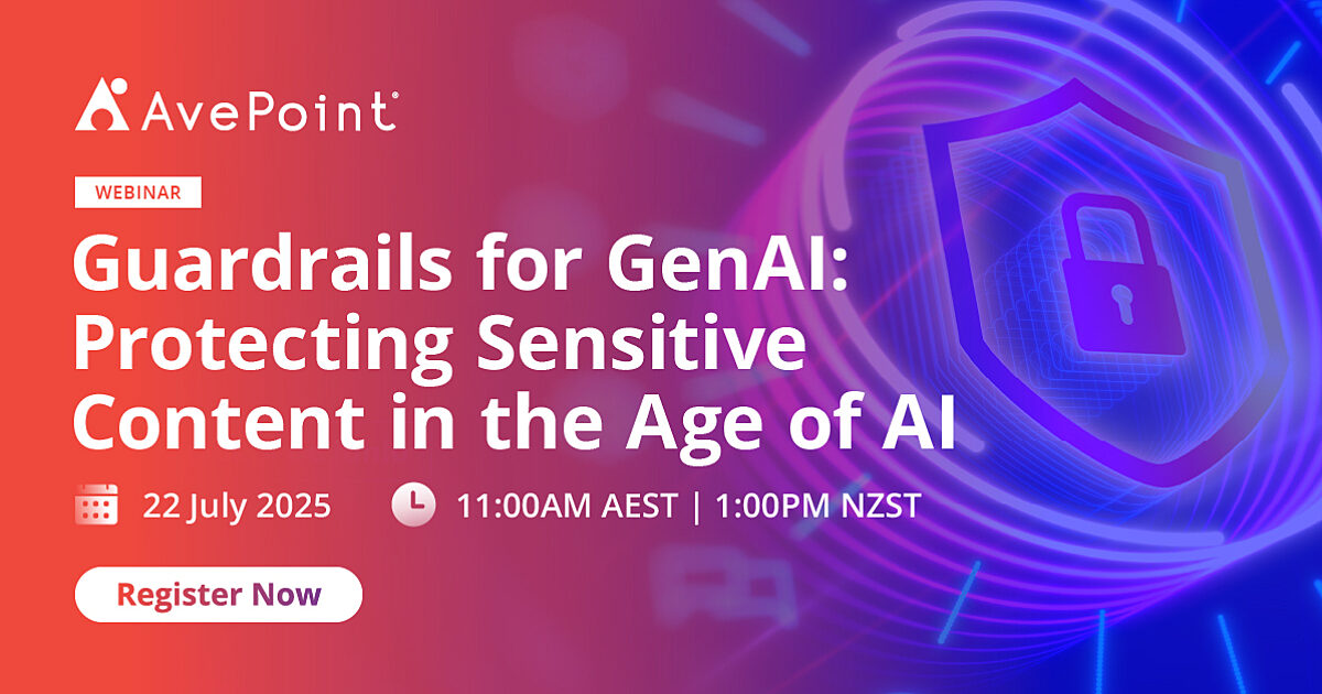 Guardrails for GenAI: Protecting Sensitive Content in the Age of AI ...