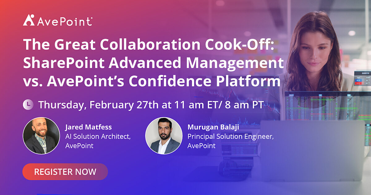 The Great Collaboration Cook-Off: SharePoint Advanced Management vs ...