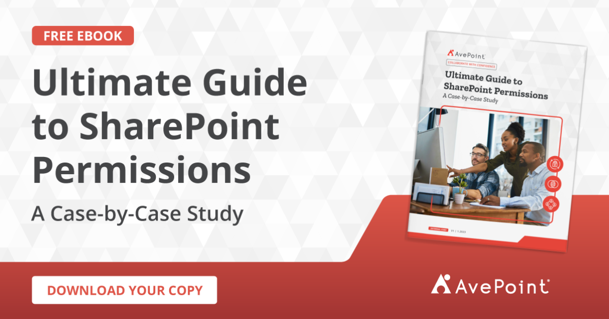 SharePoint Permissions: The Ultimate Guide eBook | AvePoint