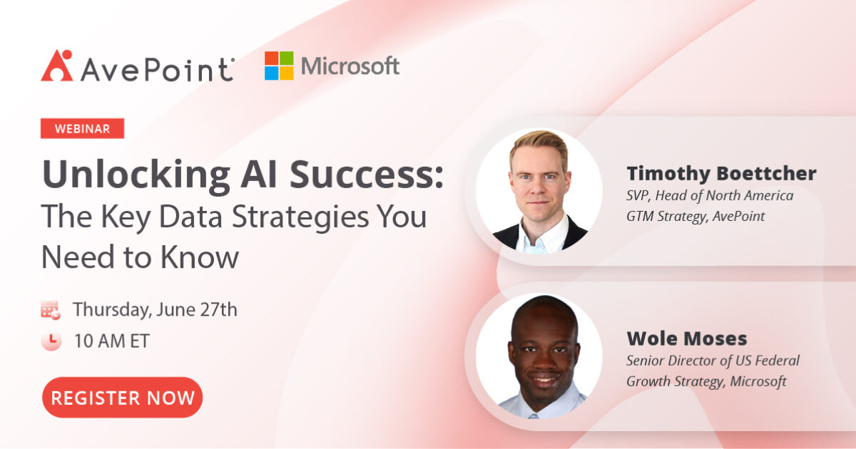 Unlocking AI Success: The Key Data Strategies You Need To Know | AvePoint