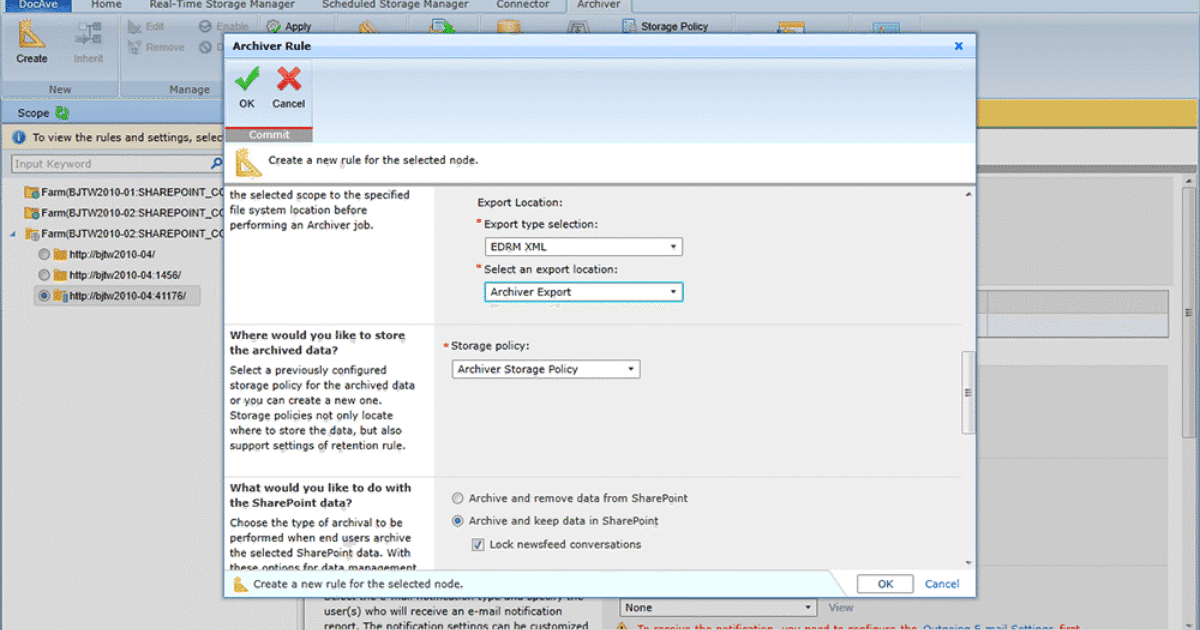 Customizable Records Management for SharePoint with DocAve Archiver in ...