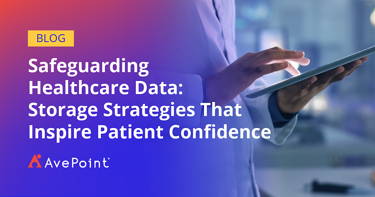 Safeguarding Healthcare Data: Storage Strategies That Inspire Patient ...
