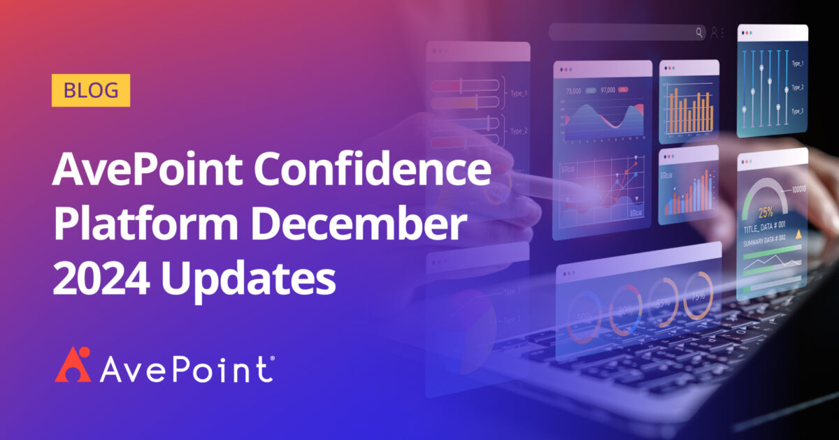 Transform Data Security, Governance, and Resilience with AvePoint ...