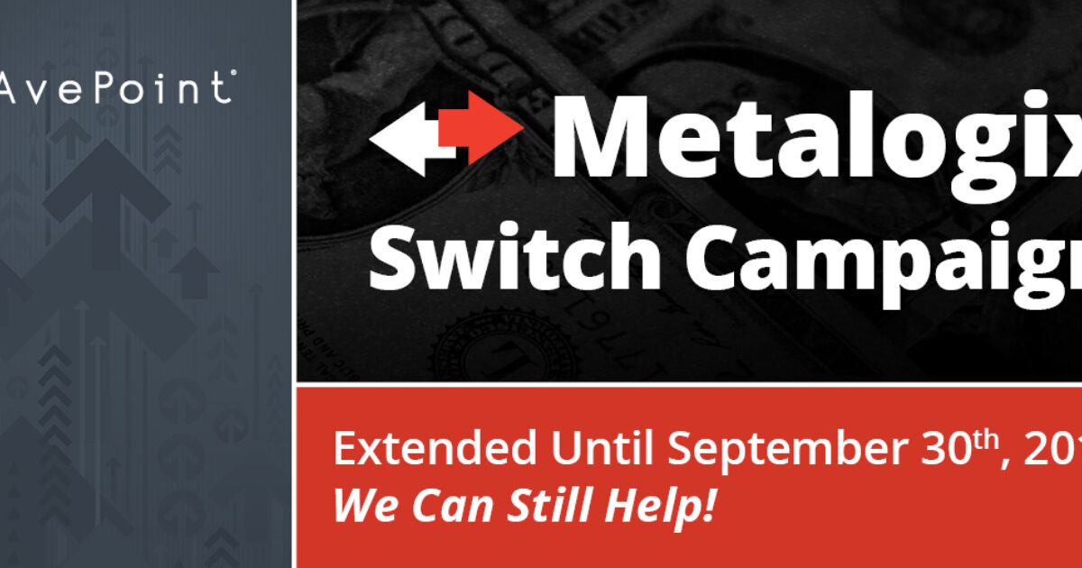 Metalogix Was Sold, Switch To A Better Solution Without Incurring ...