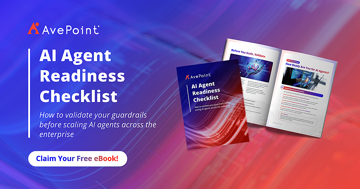 AI Agent Readiness Checklis | AvePoint
