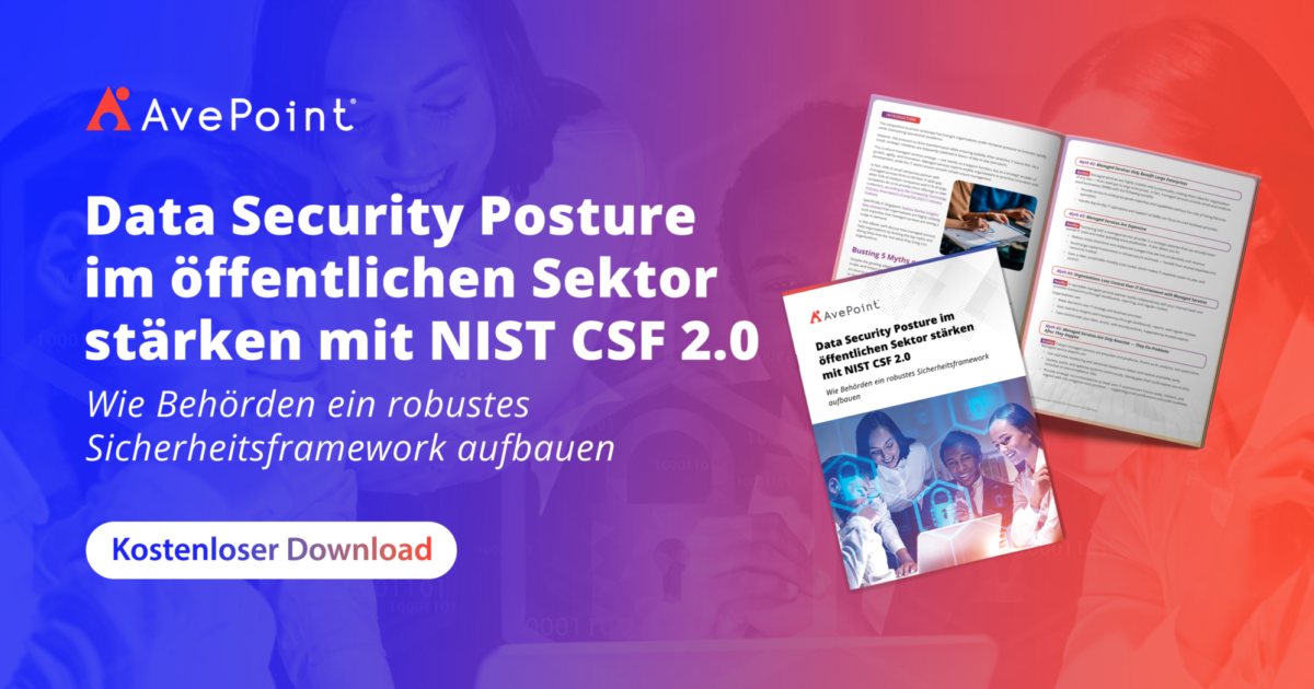 Stärken Sie Ihre Datensicherheit im öffentlichen Sektor mit NIST CSF 2. ...