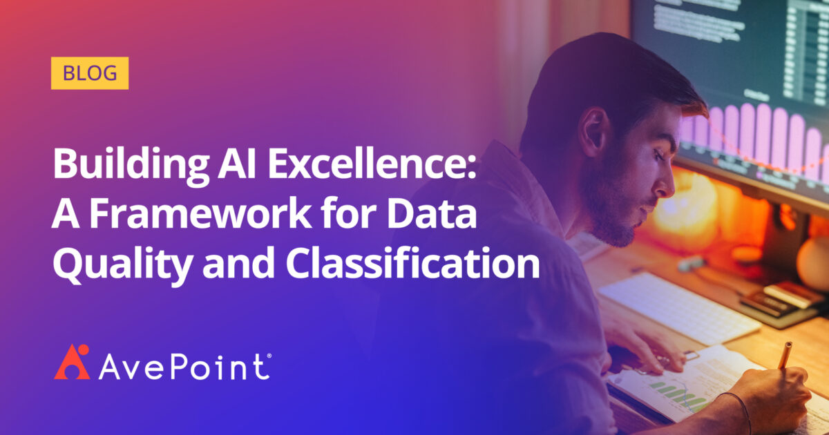 Building AI Excellence: A Framework for Data Quality and Classification ...
