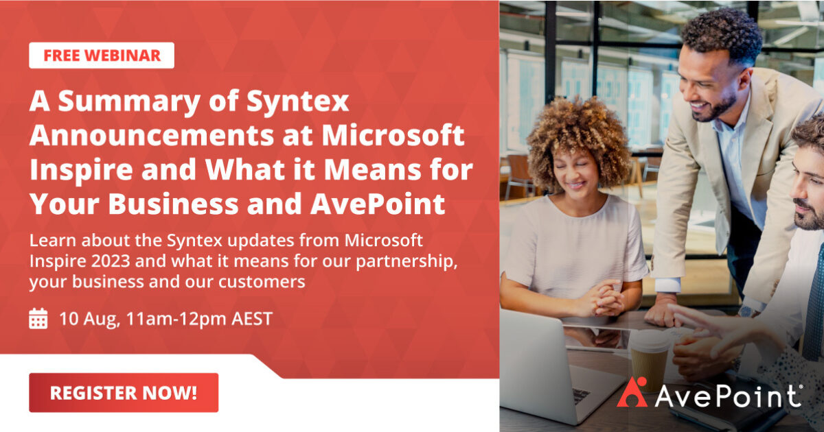 A Summary of Syntex Announcements at Microsoft Inspire and What it Means for Your Business and ...