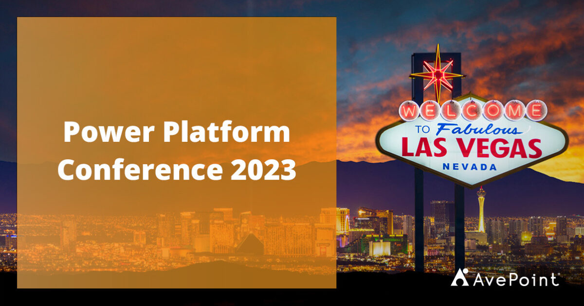 Maximize Power Platform with AvePoint at Microsoft Power Platform ...