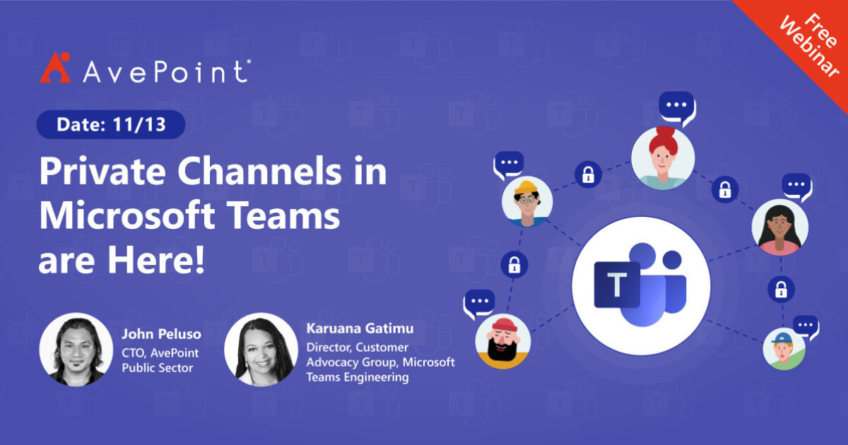 Private Channels in Microsoft Teams is Here! | AvePoint Singapore